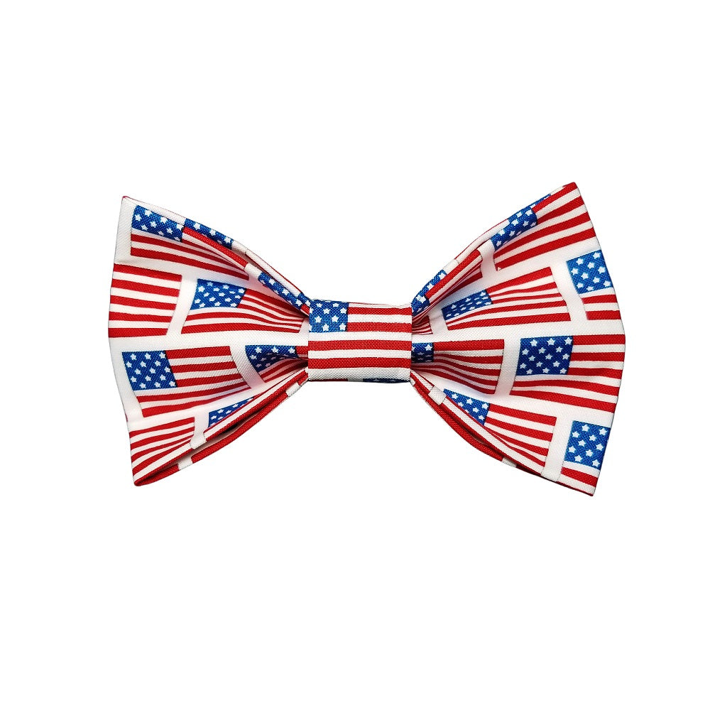 Patriotic Bow Tie | 4th of July | Memorial Day | American Flag | USA ...