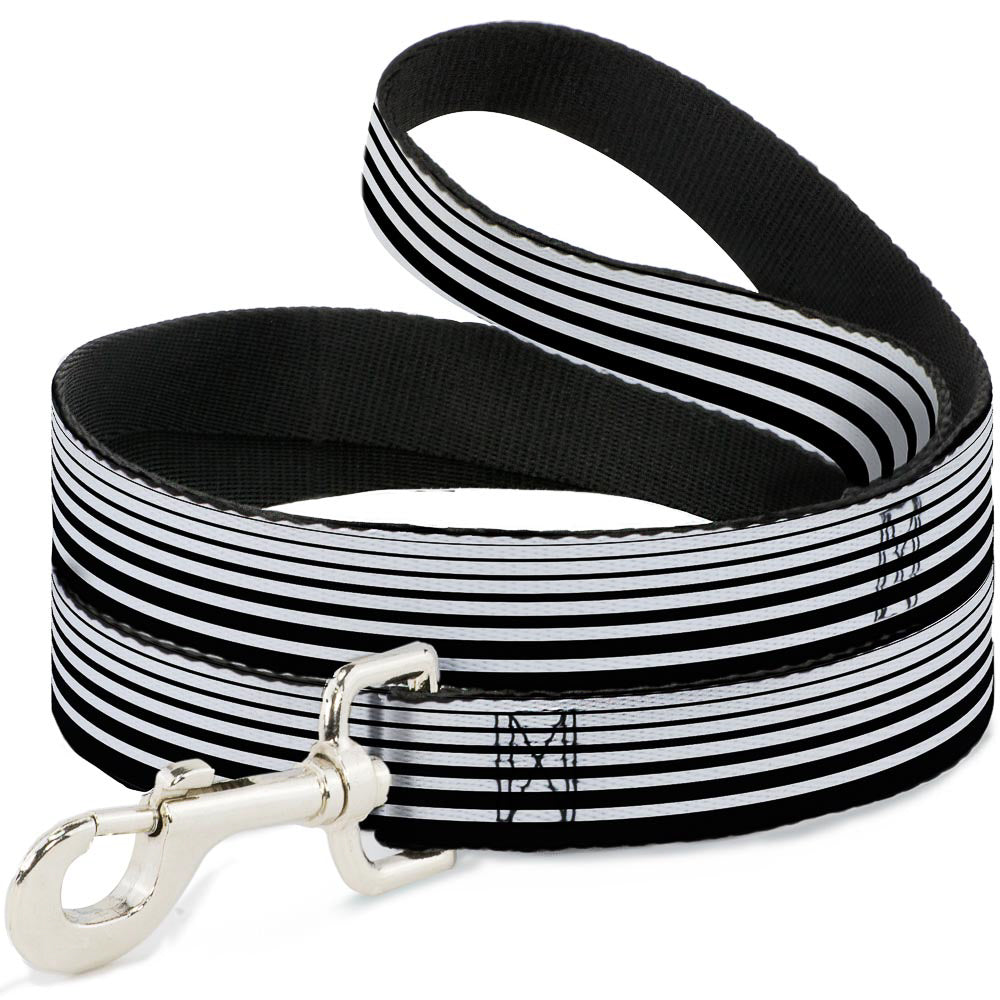 Dog Leash - Stripe Transition BlackWhite - Southlake Paws