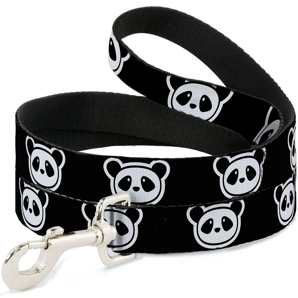 Dog Leash - Panda Bear Cartoon2 Black/White | Buckle-Down - Southlake ...