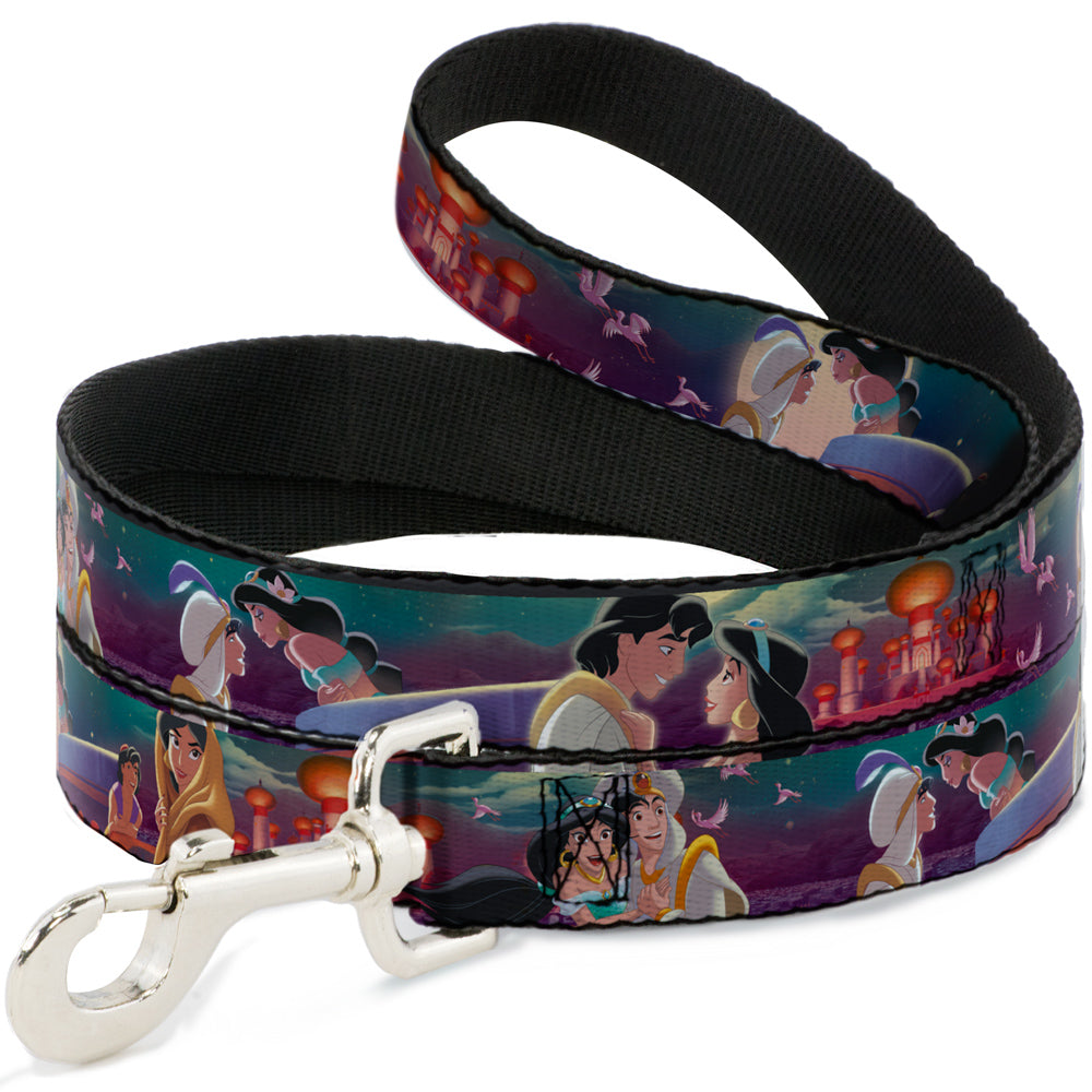 Dog Leash - Aladdin & Jasmine Scenes/Castle/Birds | Buckle-Down ...