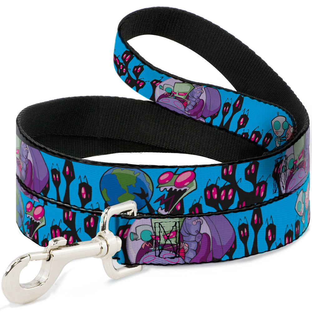 Dog Leash - Invader Zim GIR and Piggy Rule the World Poses - Southlake Paws