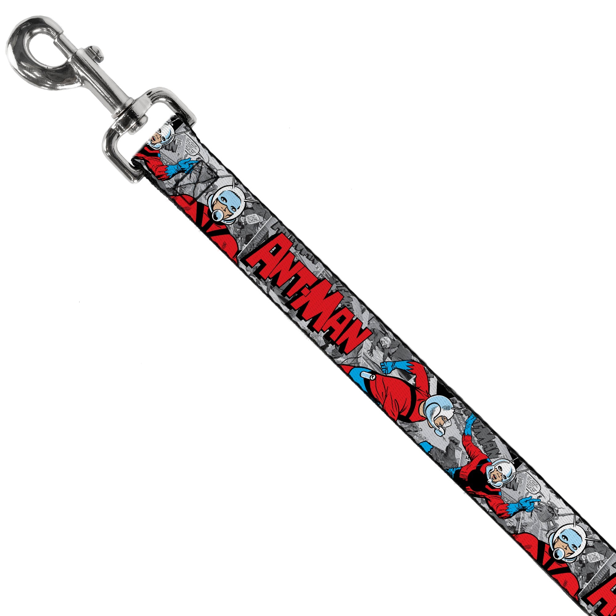 Dog Leash - Classic ANT-MAN 3-PosesComic Stacked GraysBlackRed ...