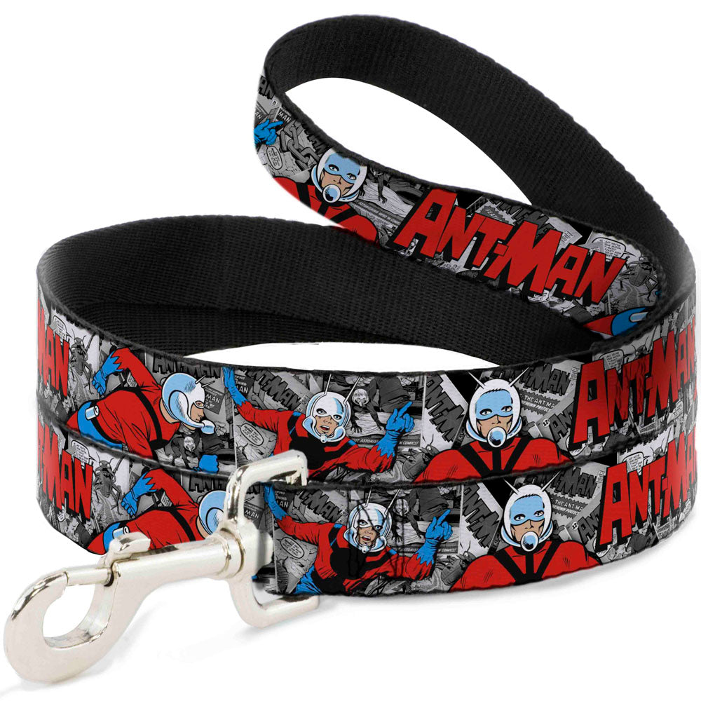 Dog Leash - Classic ANT-MAN 3-PosesComic Stacked GraysBlackRed ...