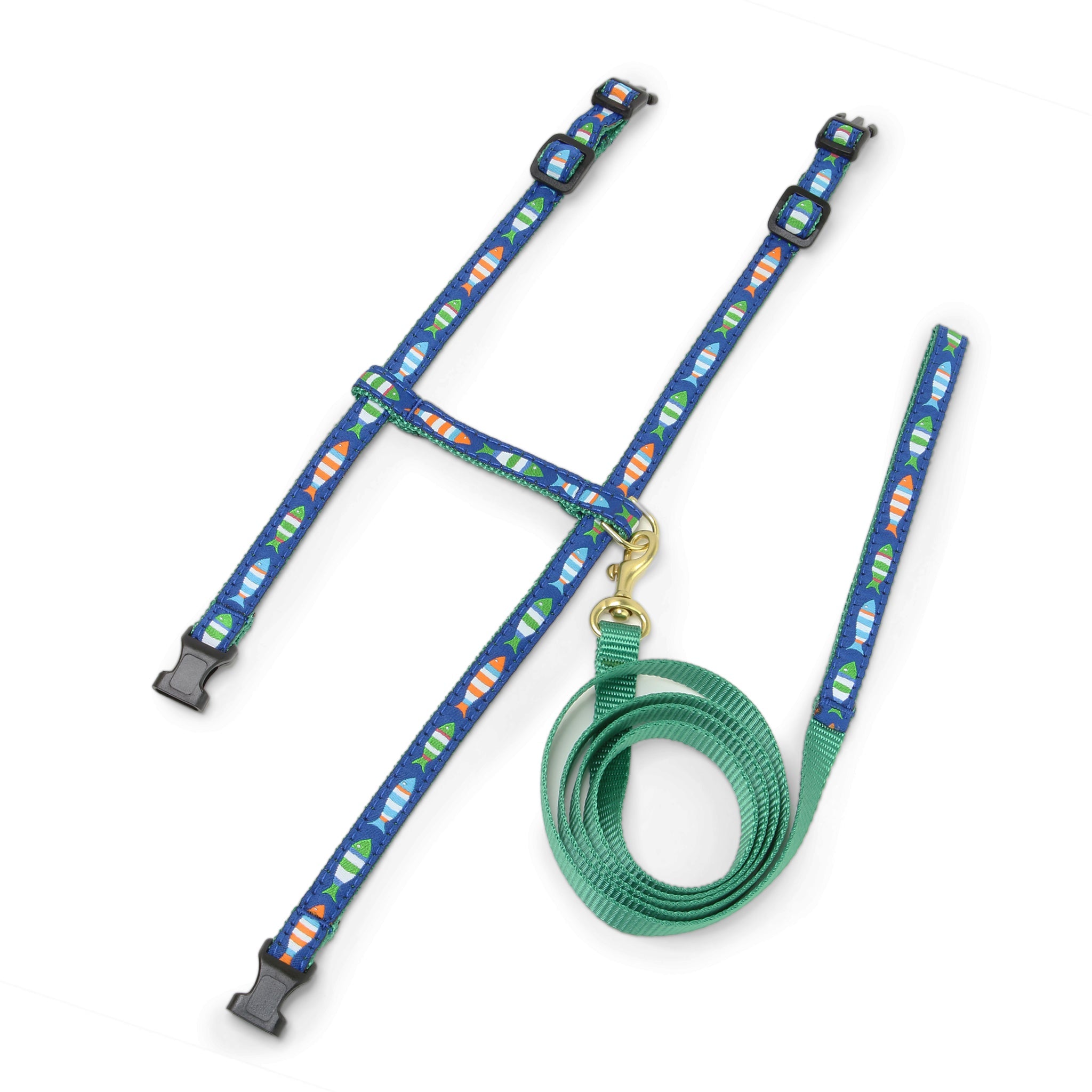 Funky Fish Cat Harness Set - Southlake Paws