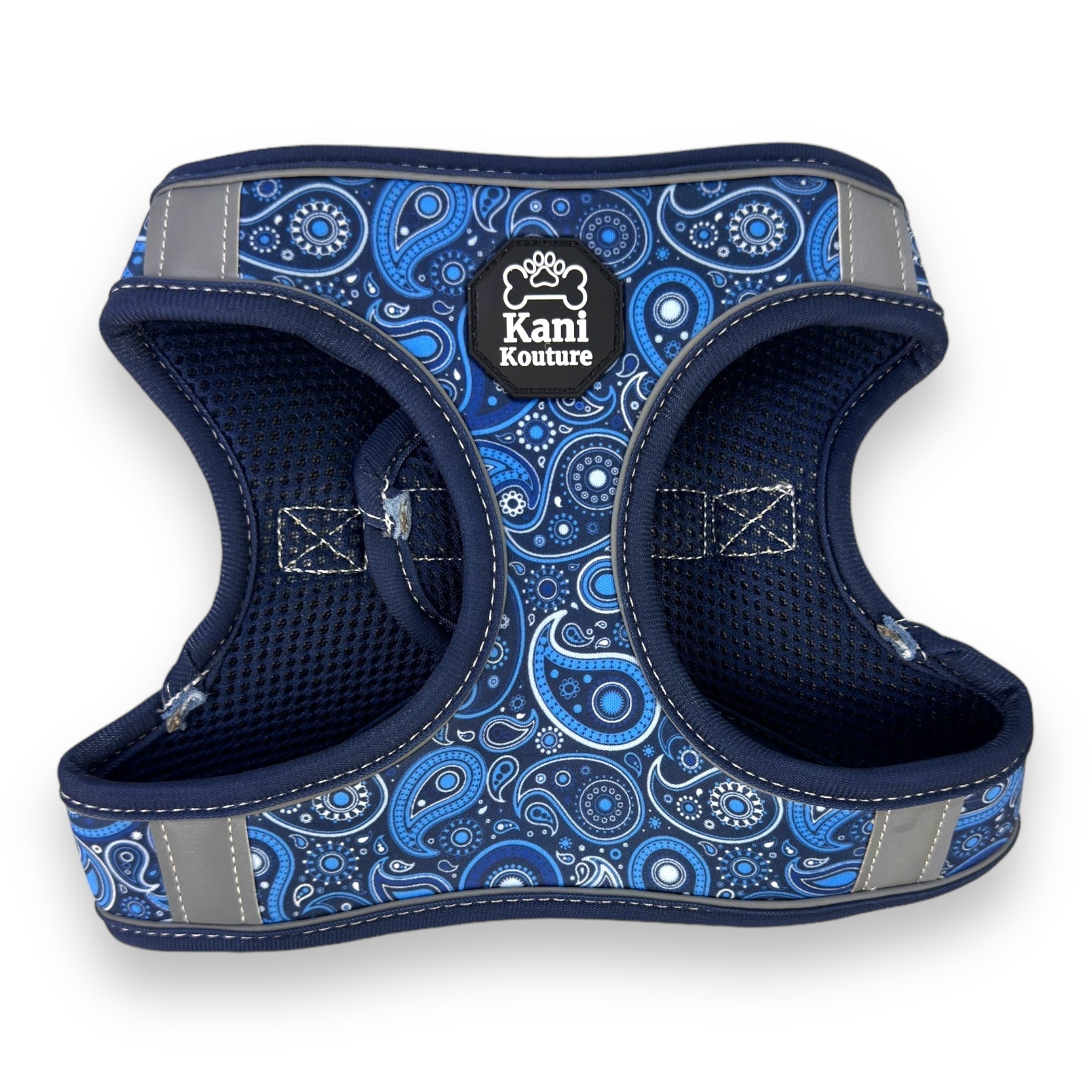 Blue Paisley - Step-in Harness - Southlake Paws